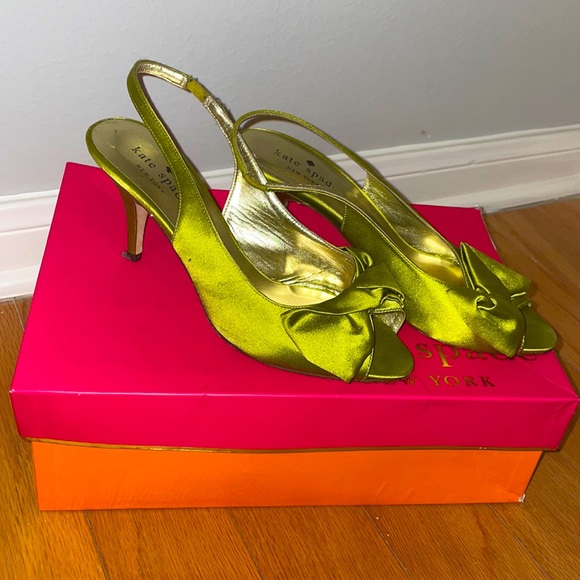 Shoes | Kate Spade Lime Green Heels | Poshmark